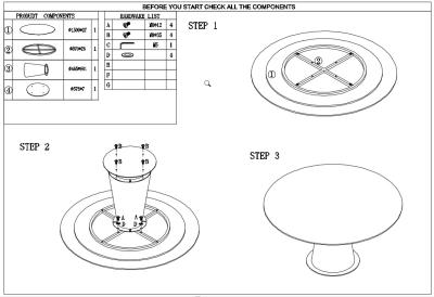 中国 クラシック コンビ ミュウミュウ メタルの食卓 丸い 丸い マルブル 食卓 セット 販売のため
