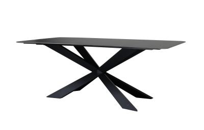 China Marble Top Dining Table with Stainless Steel Legs Sintered Stone Dining Table Furniture factory