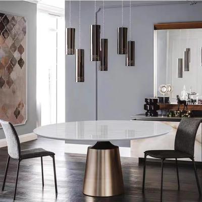 Cina Tavolo da pranzo più venduto con 8 sedie, piano in ceramica marmorizzata da 12 mm, mobili per la casa moderni più economici in vendita