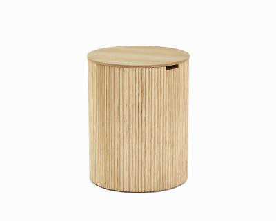 China Modern Style Wooden Coffee Table Living Room Solid Wood Round Coffee Table Corner Table Customized Size for sale