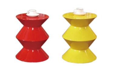 China Modern Fiberglass Coffee Table Set ,Living Room Center Table Round Circle End Table Sofa Side Table for sale