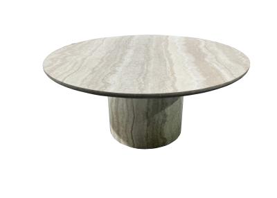 China Modern MDF Wooden Round Side Table for Home Villa Hotel Bedroom Living Room Coffee Table Furniturere for sale
