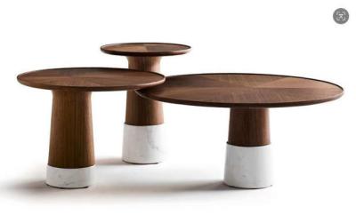 China Modern Coffee Table Set Italian Design Wooden Center Table Simple Corner Table Living Room Small Side Table for sale