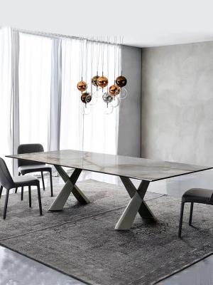 China High Quality Modern Ceramic Marble Dining Table for Home Apartments Villas and Hotels-Durable Italy Style Furniture for sale