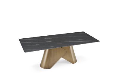 China Wholesale Restaurant Modern Living Room Furniture Luxury Marble Rectangular Dining Table Set for sale