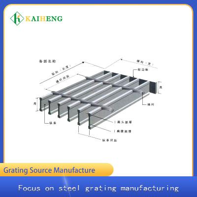 Cina Griglie d'acciaio galvanizzate G325 dello scolo del metallo di griglie dello scolo della grata del metallo della immersione calda in vendita