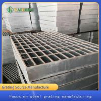 China Hot Dip Galvanized Heavy Flat Bar Grating Plate 75mm x 6mm Load Type Catwalk for sale