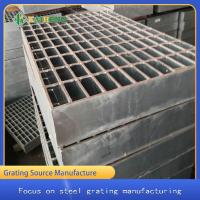 China Hot Dip Galvanized Heavy Flat Bar Grating Plate 75mm x 6mm Load Type Catwalk for sale
