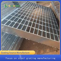 China Hot Dip Galvanized Heavy Flat Bar Grating Plate 75mm x 6mm Load Type Catwalk for sale