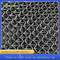 China Aluminum Decorative Wire Mesh Net 2.5mm Plate Thickness 25mm Mesh Width for Exterior Wall Cladding for sale