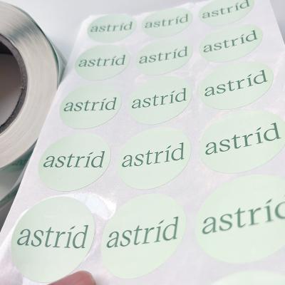Cina Gli autoadesivi rotondi di stampa adesivi dell'etichetta di immagine su ordinazione del testo impermeabilizzano il rotolo dell'autoadesivo del vinile in vendita