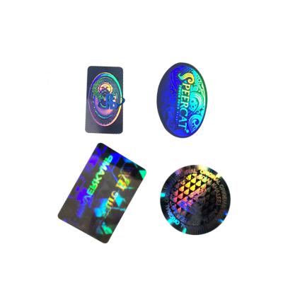 China Etiquetas cortadas impermeáveis do holograma da segurança, etiqueta original do holograma à venda
