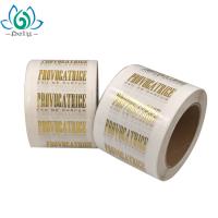 China Custom SGS Certified Permanent Adhesive Vinyl Stickers for Cosmetic Labels 100 Roll MOQ for sale