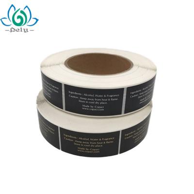 Cina Autoadesivi adesivi del vinile di 7.5cm x di 3 sulla bottiglia cosmetica naturale in vendita