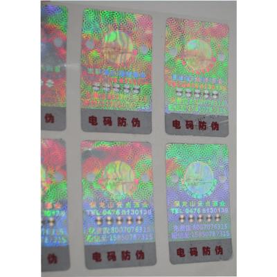 China Matte Lamination Tamper Evident Security Labels , Transparent Holographic Stickers for sale