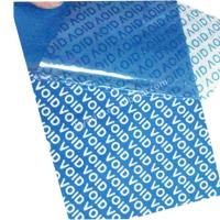 China Adhesive Tamper Evident Security Labels for sale