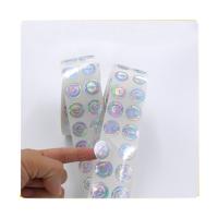 China Custom Tamper Evident Security Labels with Hot Stamping Hologram Anti Counterfeit Stickers for sale