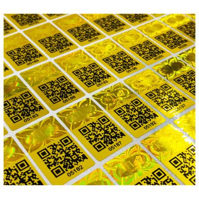 Cina Etichette evidenti di sicurezza del compressore dell'ologramma del QR Code del vinile in vendita