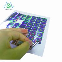 China Anticounterfeiting Silver Goil 3D Tamper Proof Barcode Labels for sale