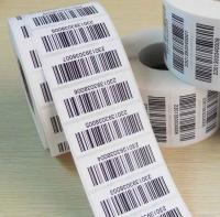 China Glossy Offset Printing Cosmetic Custom Barcode Labels for sale
