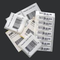China Glossy Offset Printing Cosmetic Custom Barcode Labels for sale