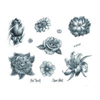 China Disposable Temporary Body Tattoo Stickers Custom Offset Printing Free Design for sale