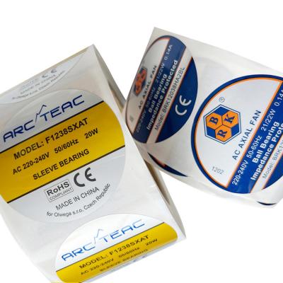 Cina rotolo autoadesivo lucido tagliato impermeabile 40mm della carta dell'autoadesivo degli autoadesivi di 60mm in vendita