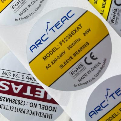 Cina rotolo autoadesivo lucido tagliato impermeabile 40mm della carta dell'autoadesivo degli autoadesivi di 60mm in vendita