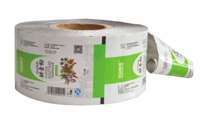China Eco - Friendly Three Layer Metallize Plastic Packaging Film Roll With Vivid Image for sale