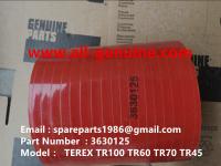 China TEREX  ENGINE 3630125 PLAIN HOSE for sale