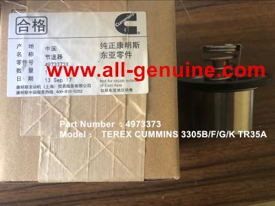 China CUMMINS 4973373 THERMOSTAT  NHL DUMP TRUCK TR35 TR50 TR60 TR100 3305B 3305F 3303 3307 TR45 TR70  ALLISON UNIT RIG MT4400 for sale