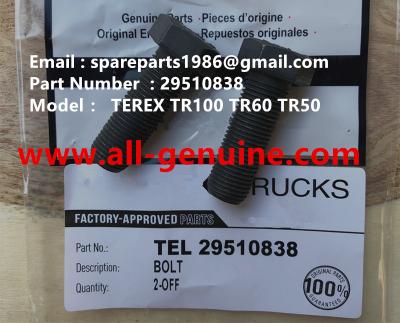 29510838 BOLT ALLISON TEREX NHL SANY TR35A 3303 3305 3307 TR50 TR60 TR100 NTE240 NTE260 MT3600 MT3700 MT4400AC