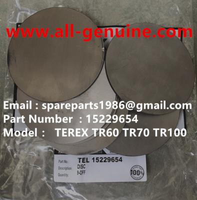 China TEREX 15229654 DISC SKF FAG KOYO CUMMINS QUARRY NHL RIGID DUMP TRUCK TR35 TR50 TR60 TR100 3303 3305B 3307 3311 for sale