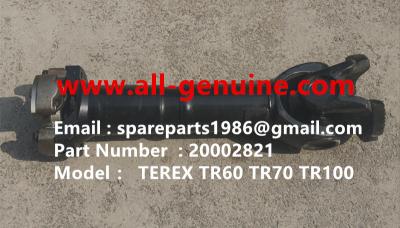 TEREX 20002821 FRONT DRIVE SHAFT OFF HIGHWAY NHL DUMP TRUCK TR35 TR50 TR60 TR100 3305B 3305F 3303 3307 TR45 TR70 MT4400