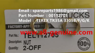 00112705 NUT TEREX NHL SANY TR35A 3303 3305 3307 TR50 TR60 TR100 NTE240 NTE260 MT3600 MT3700 MT4400AC