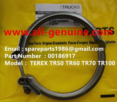 China TEREX 186917 CLAMP CHAMBER NHL DUMP TRUCK TR35 TR50 TR60 TR100 3305B 3305F 3303 3307 TR45 TR70 MT4400 CUMMINS for sale