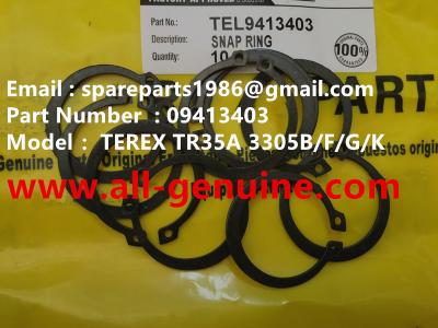 TEREX 09413403 SNAP RING OFF HIGHWAY NHL MINING DUMP TRUCK TR35 TR50 TR60 TR100 3305B 3305F 3303 3307 TR45 TR70 MT4400