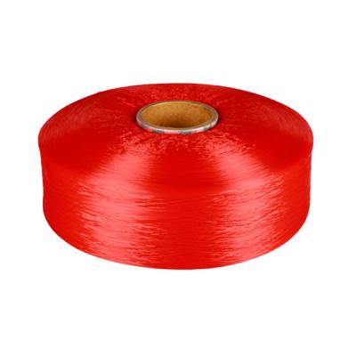Cina Abrasion-Resistant 300D Polypropylene 300D HT PP Multifilament Yarn Red in vendita
