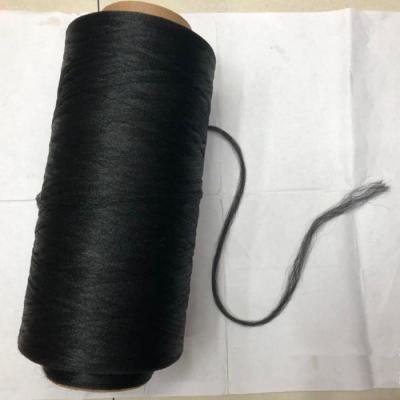 Cina Acid Resistant Polypropylene PP BCF Black 1400D Yarn For Weatherstrip in vendita
