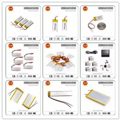 Cina Piccola batteria 3,7 V di Lipo in vendita