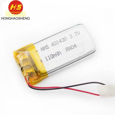 Cina Batteria di ISO9001 401430 3.7V 110mAh Lipo in vendita