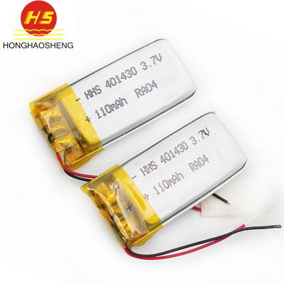 Cina Batteria di ISO9001 401430 3.7V 110mAh Lipo in vendita