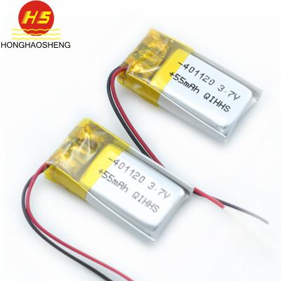 中国 3.7v 50mah Lipo医療機器のための401119のリチウム イオン電池 販売のため