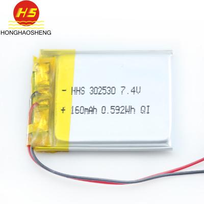 Китай батарея полимера лития 3.7v 250mah Lipo 302535 изогнутая продается