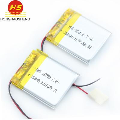 Китай батарея полимера лития 3.7v 250mah Lipo 302535 изогнутая продается