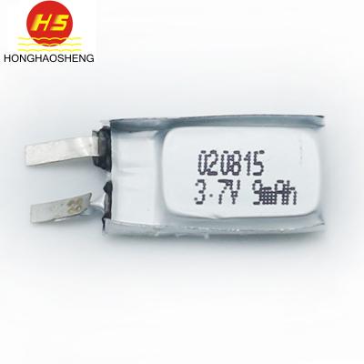 China Bateria lisa do polímero do lítio 15mah de HHS 021015 à venda
