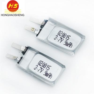Cina batteria al litio ricaricabile del film sottile 9mah 020815 200815 in vendita