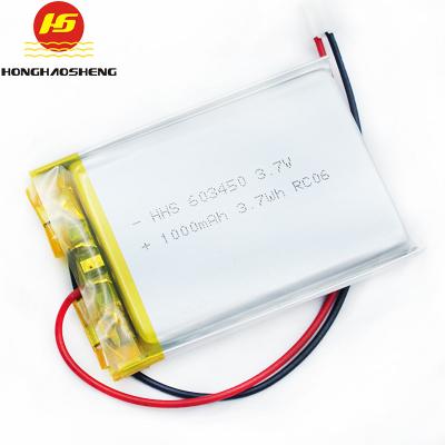 China 4.07wh 3.7v 1100mah Lipo 603450 HHS-Batterij Te koop