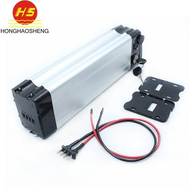 China Bateria elétrica de prata da bicicleta do exemplo 36v 10ah HHS dos peixes à venda