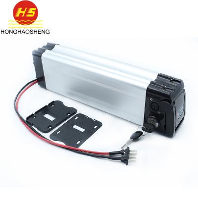 China Bateria elétrica de prata da bicicleta do exemplo 36v 10ah HHS dos peixes à venda